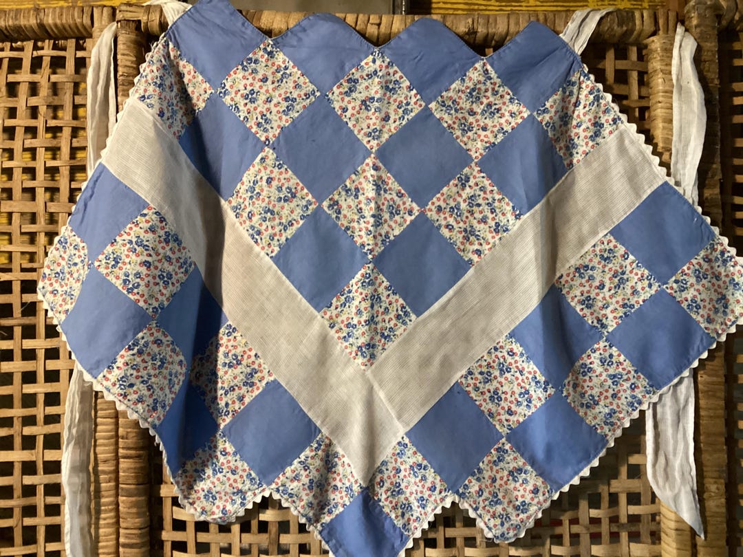 Apron Kitchen 1940 Baby Blue Quilted - Etsy