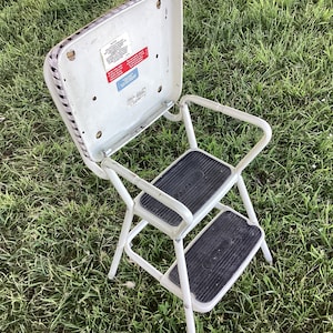 Stool Step Kitchen Black White Checkered - Etsy