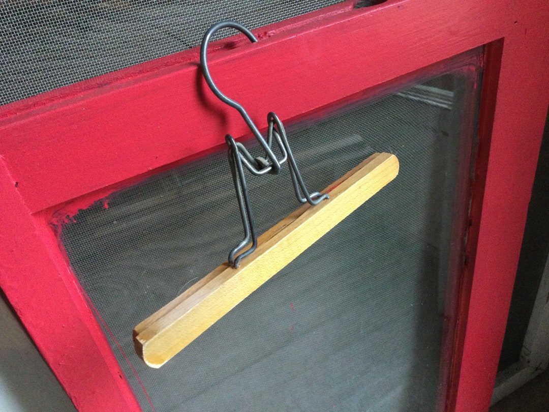 Holz Kleiderbügel Slack Rack Vintage - Etsy.de