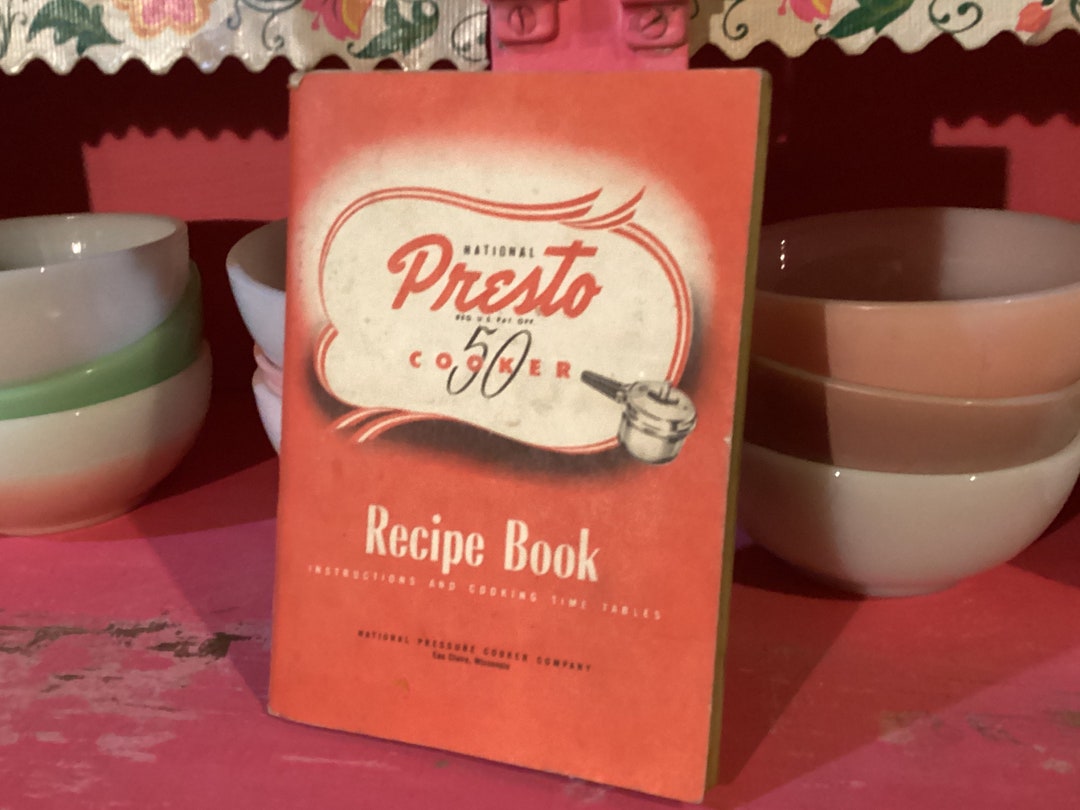 Presto 1945 Cookbook Recipe - Etsy