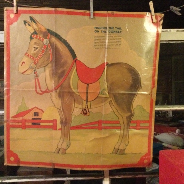 Tail on the Donkey - Etsy