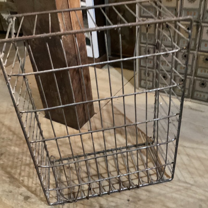 Rustic Wire Basket - Etsy