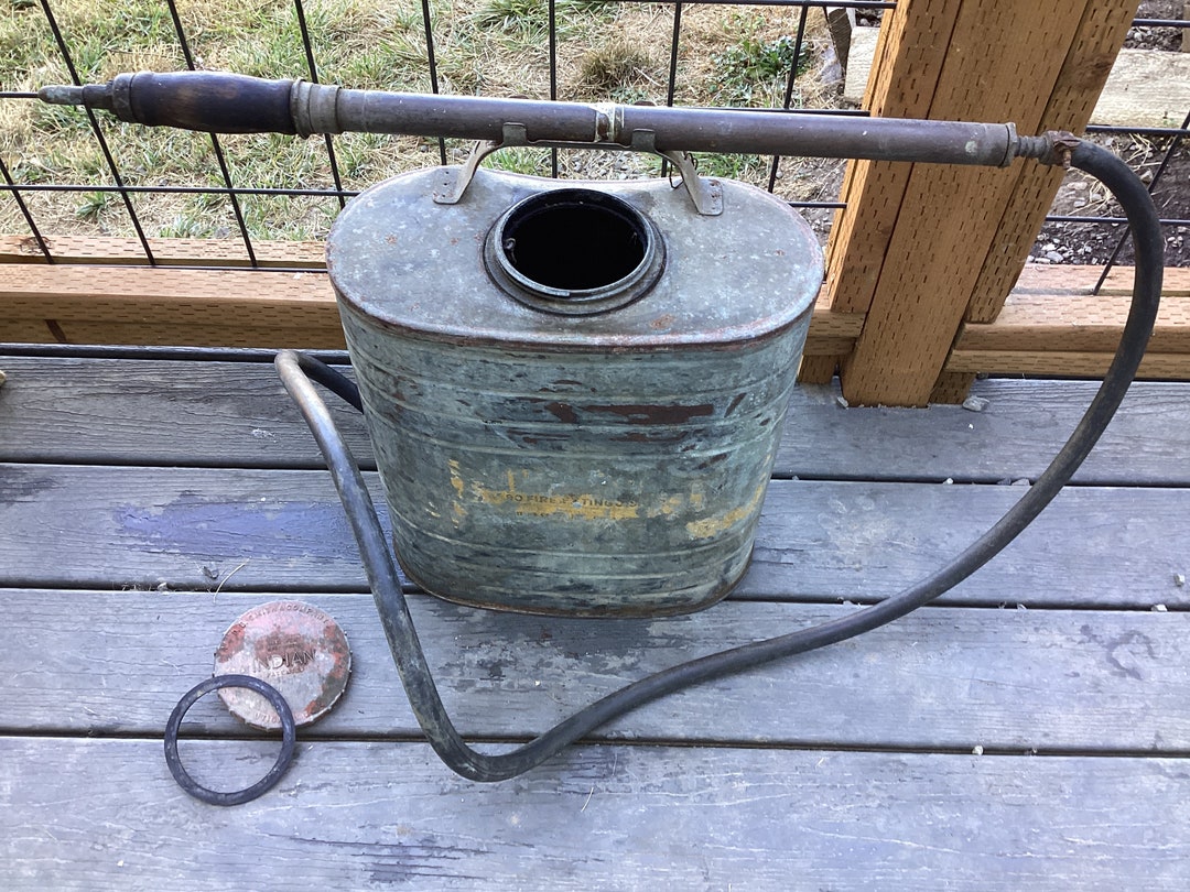 Fire Extinguisher Antique Indian Backpack D B Smith Co - Etsy