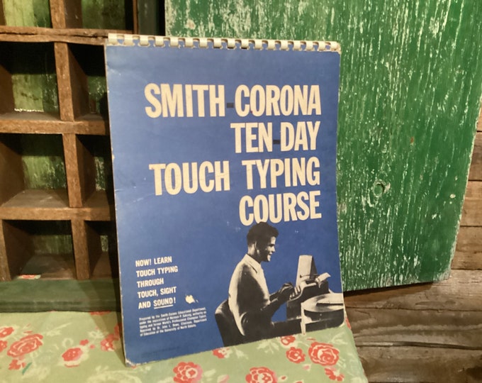 Touch Typing Course 1956 Smith Corona - Etsy