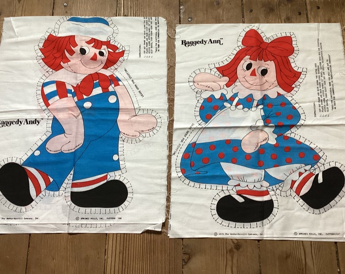 Raggedy Ann Andy Doll Pattern - Etsy