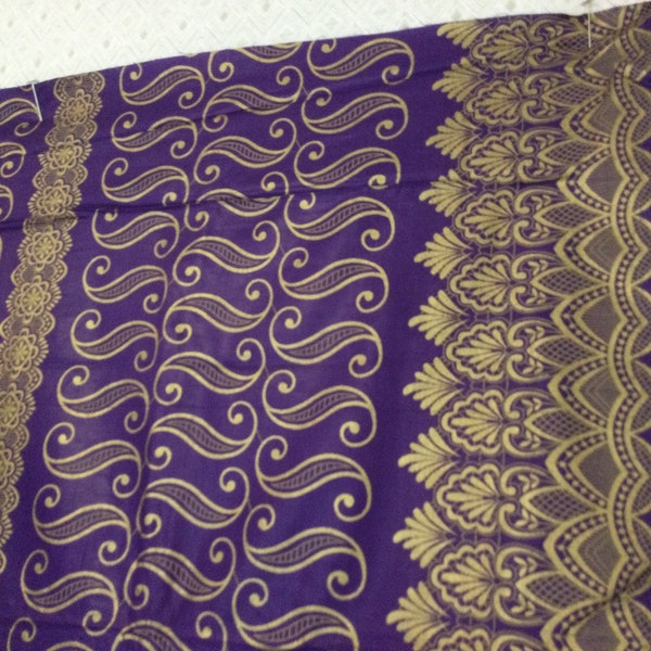 Purple African Fabric - Etsy