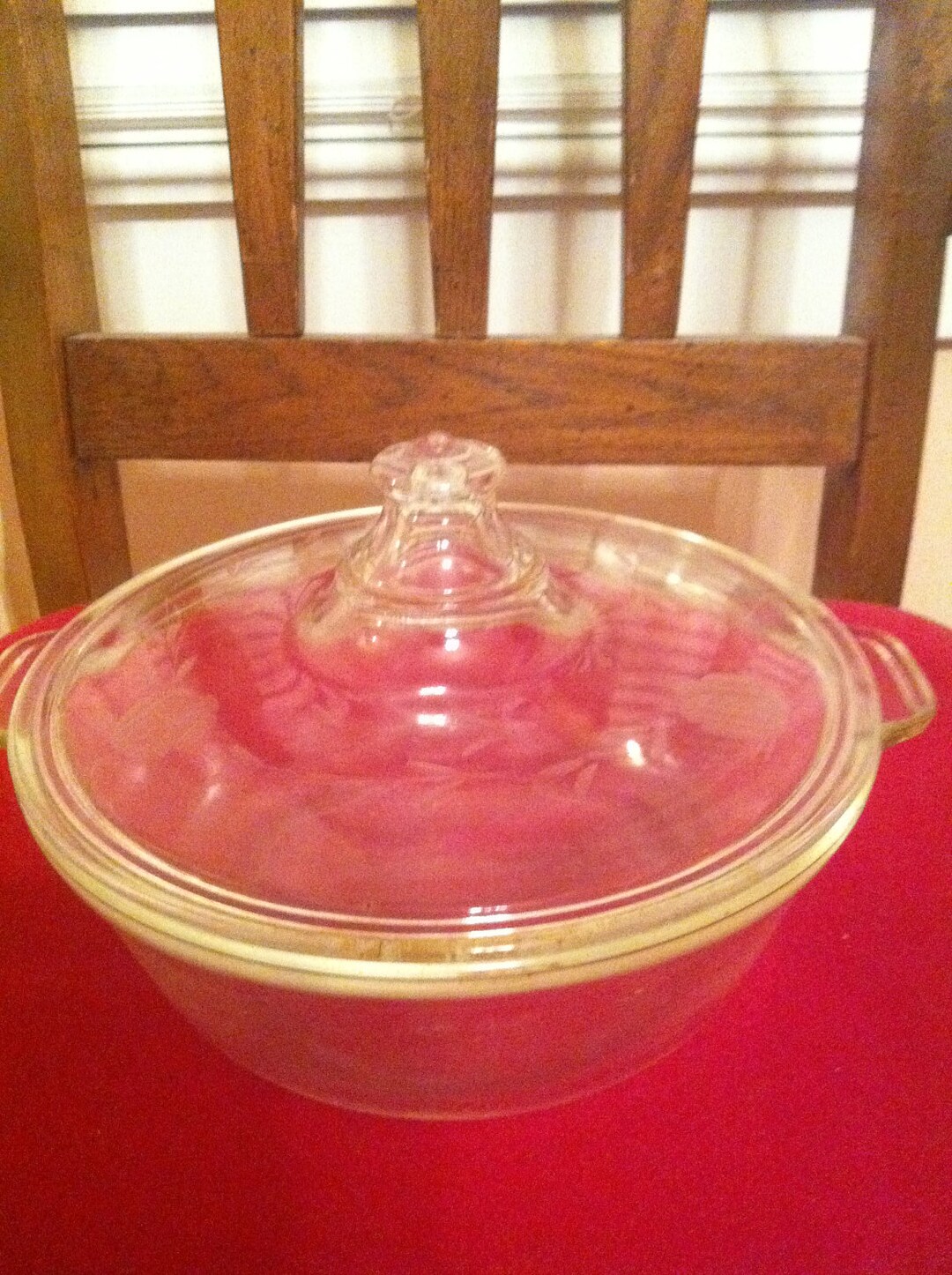 Pyrex Casserole 1920 Clear Glass Lid - Etsy