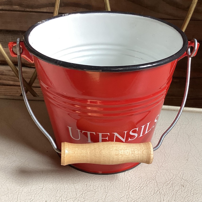 Enamel Bucket - Etsy