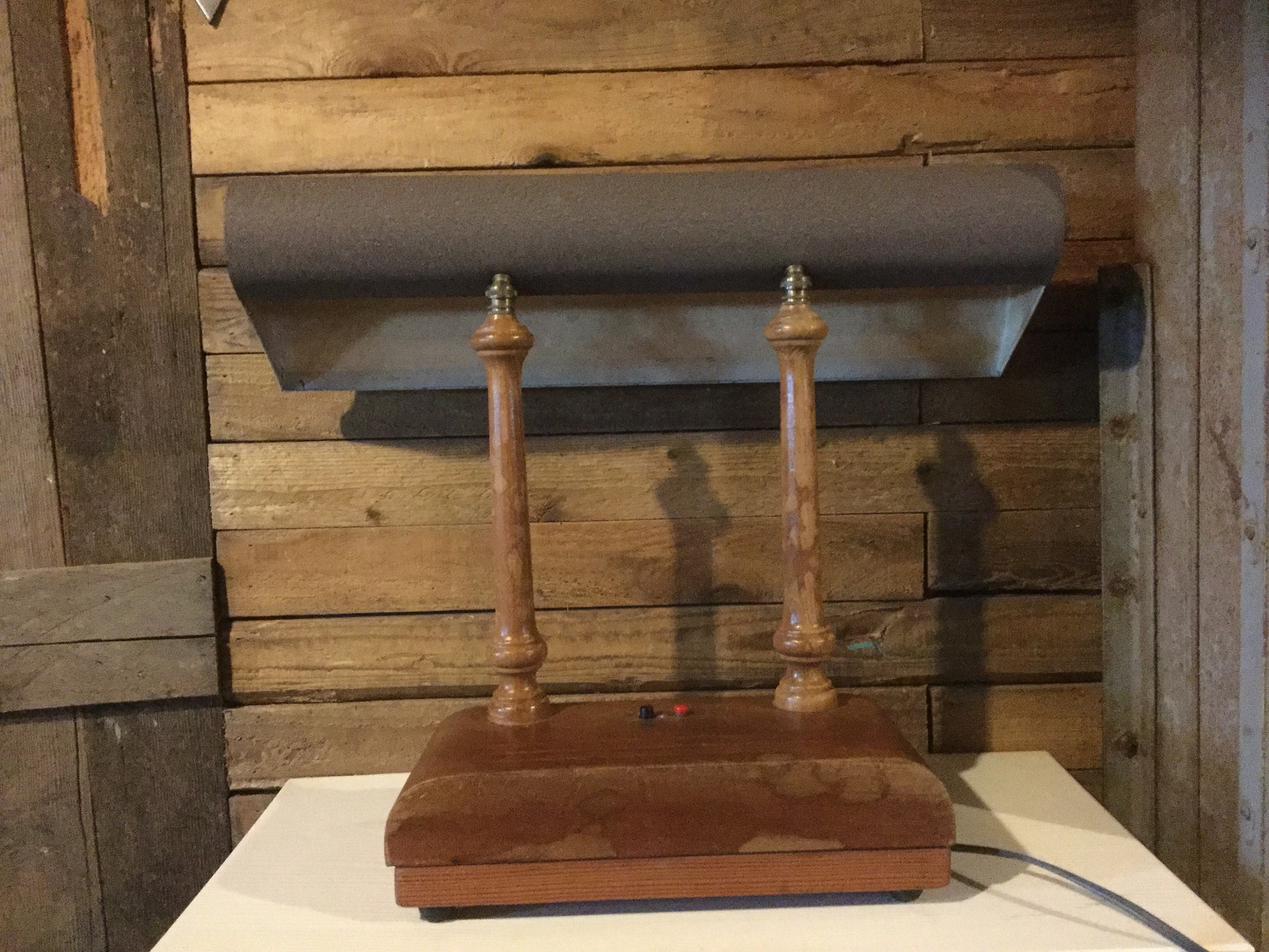 Lamp Table Work Light Agjustable Light Wood Base - Etsy UK