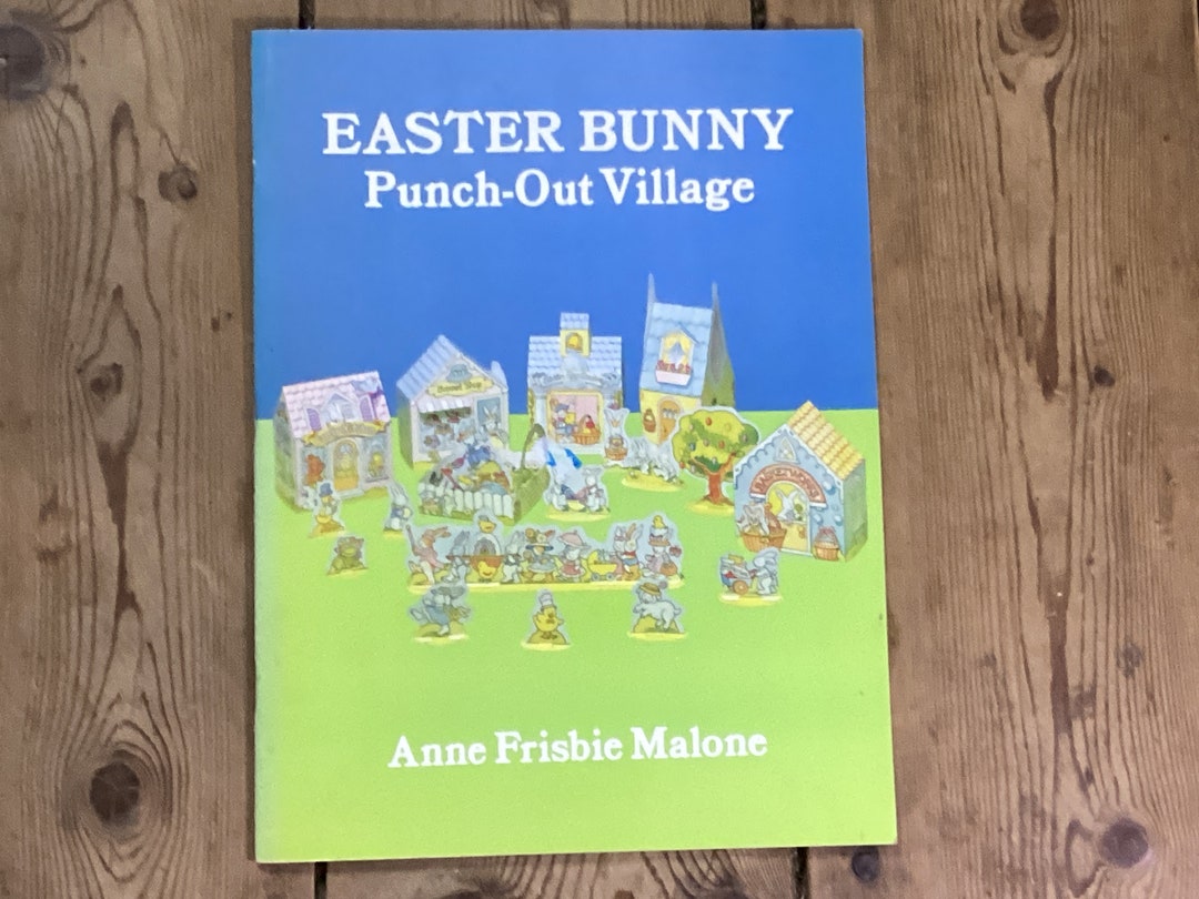 Easter Bunny Village Cut and Assemble Pop Up - Etsy