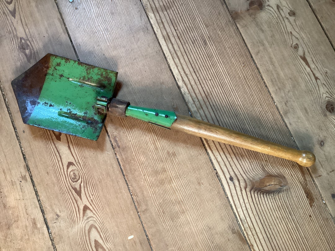 Shovel Camp Green Folding Antique - Etsy