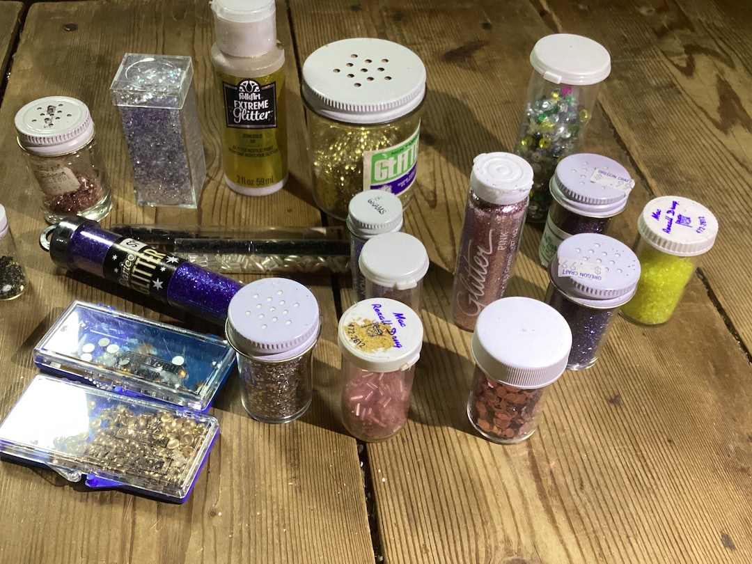 Glitter Sequins Crafting Collection 21 - Etsy