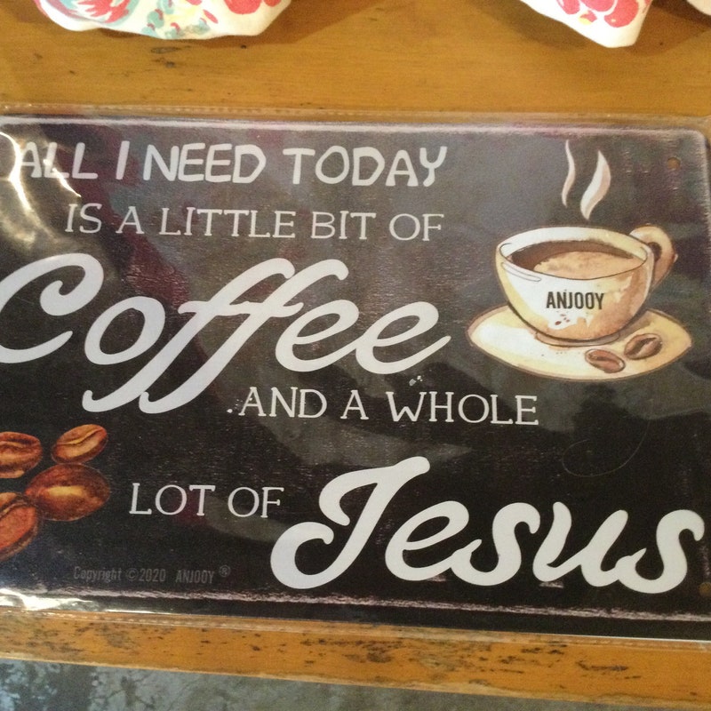 Coffee and Jesus - Etsy