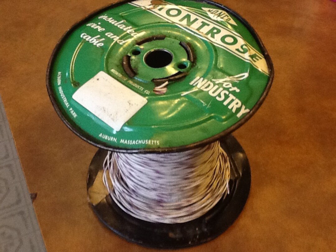 Wire Cable Montrose Industrial Vintage Spool - Etsy