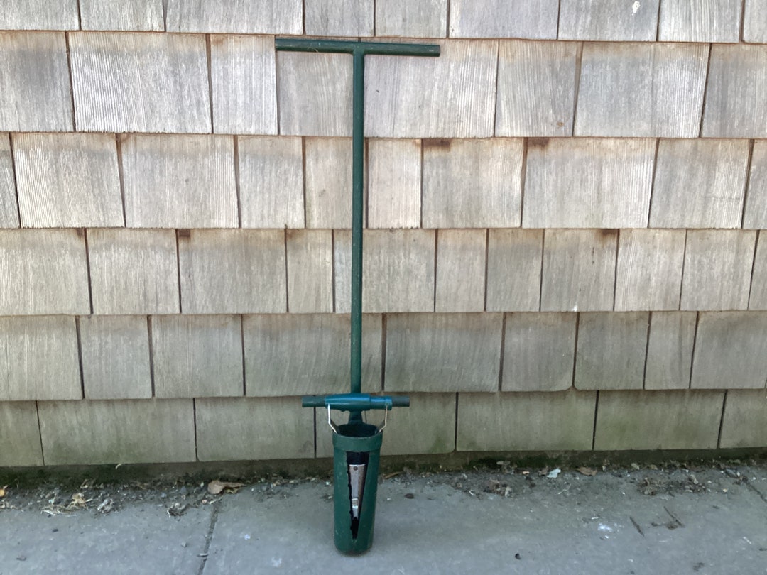 Bulb Planter Sod Plugger Antique Yard Art - Etsy