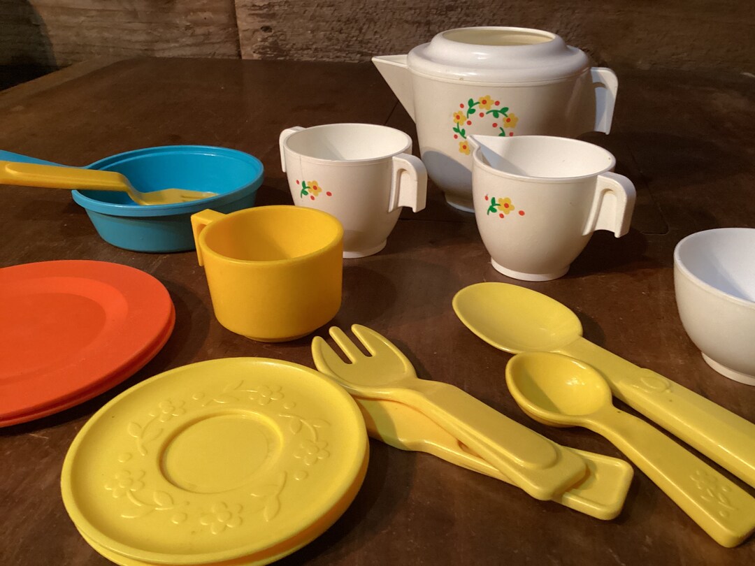 Fisher Price Toy Dish Set 1982 - Etsy