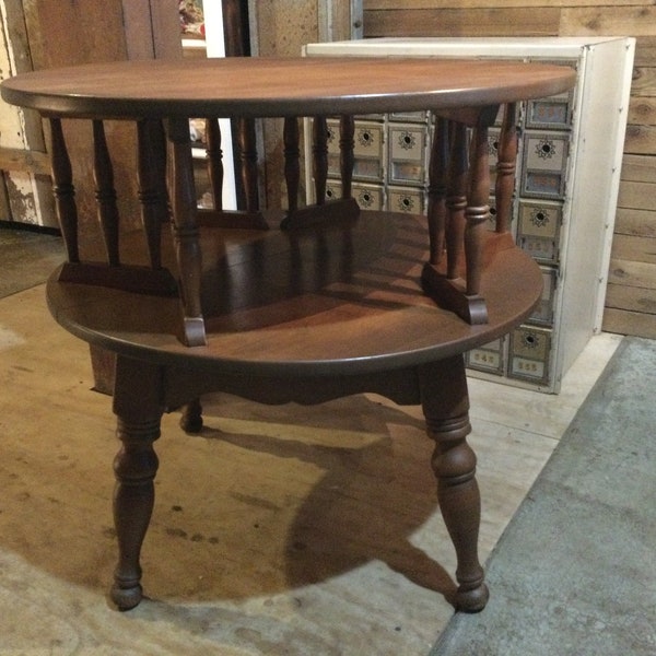 Rotating End Table - Etsy