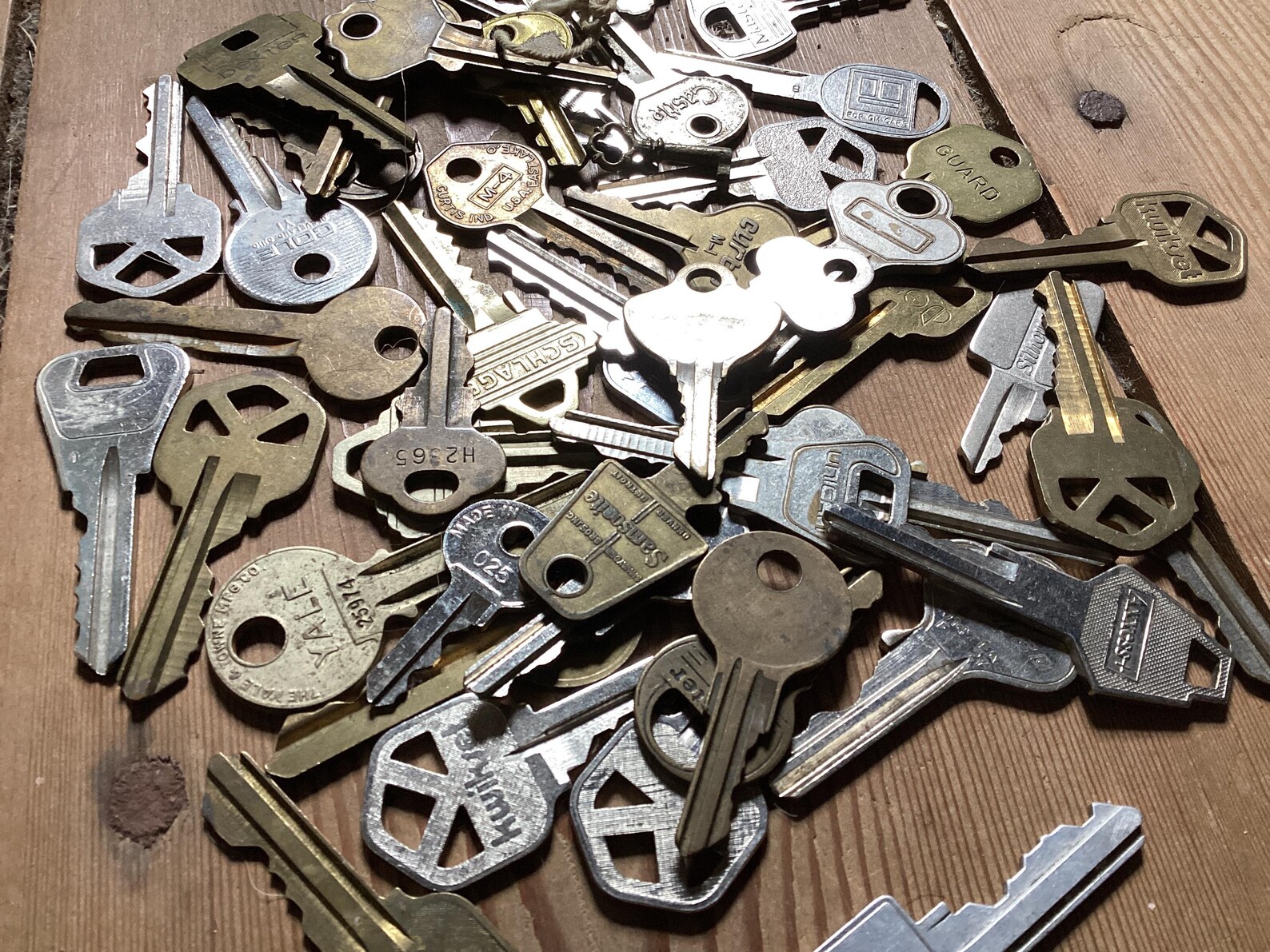 Keys Luggage Lock Mail Box Car Antique 50 - Etsy