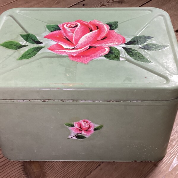 Tin Bread Box - Etsy