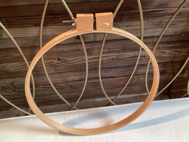 Embroidery Hoop 14 Inch Round Wood Vintage - Etsy