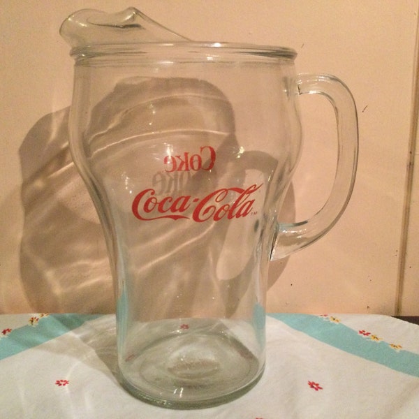 Coca Cola Pitcher - Etsy