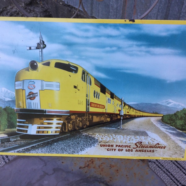 Vintage Union Pacific Sign - Etsy