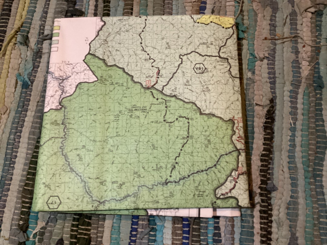 National Parks Nez Perce Map Geographic 1958 - Etsy
