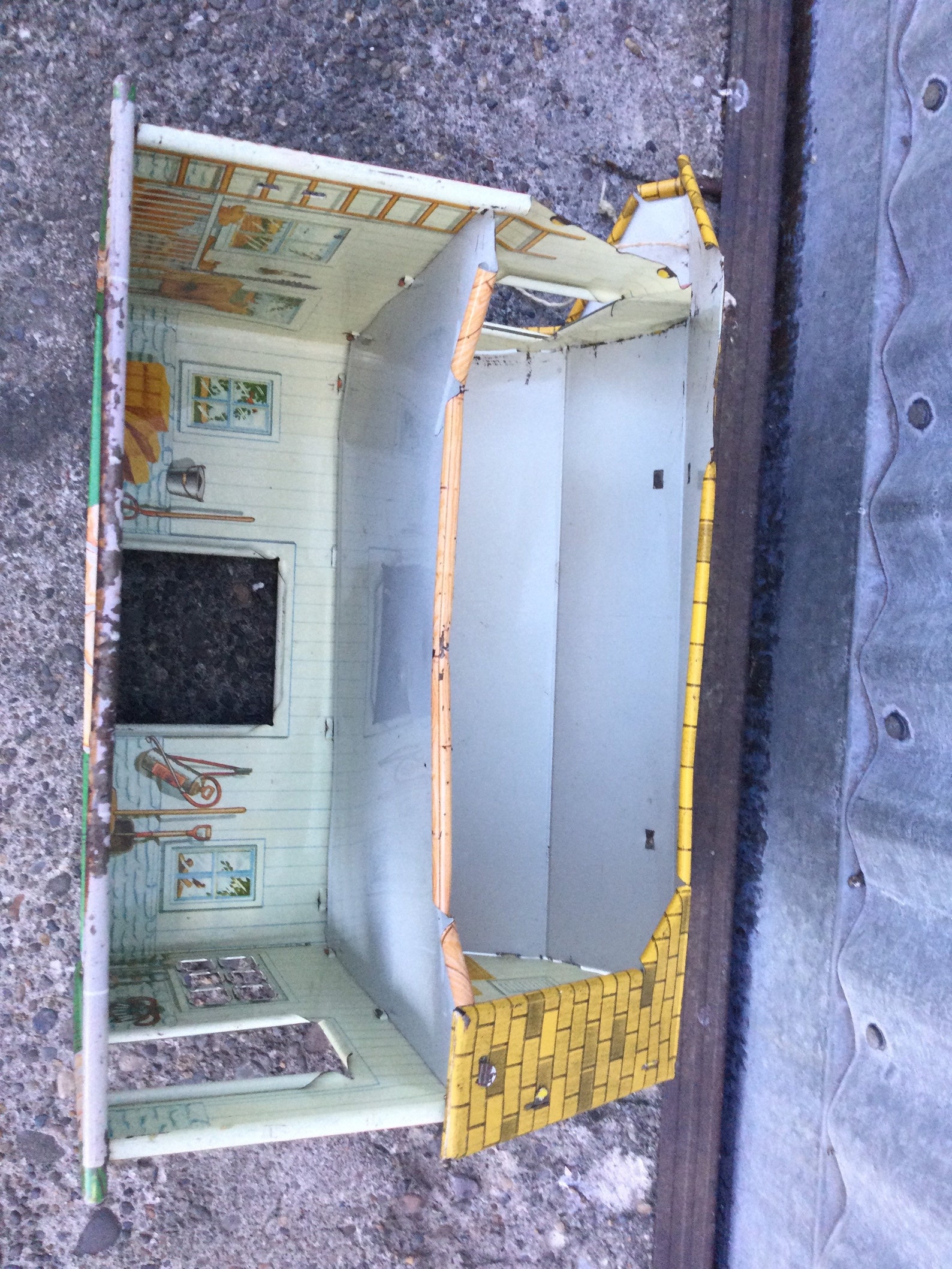 Barn Marx Tin Lazy Day Farm Lithograph - Etsy