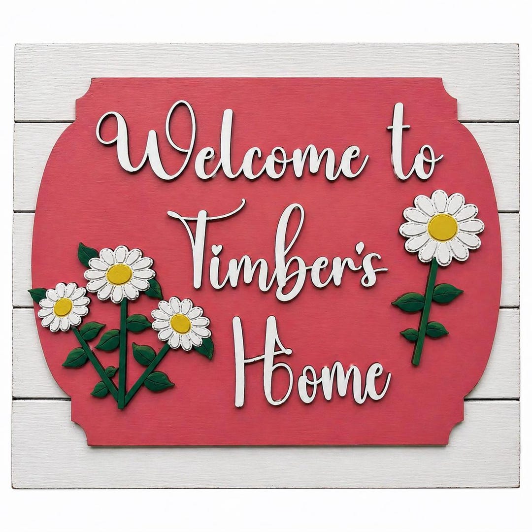 Personalized Welcome Home Sign, Custom Edits Available. - Etsy