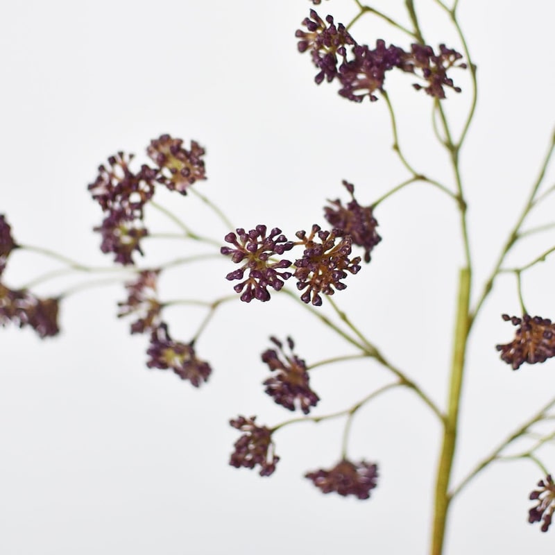 Faux Purple Stem Flowers - Etsy
