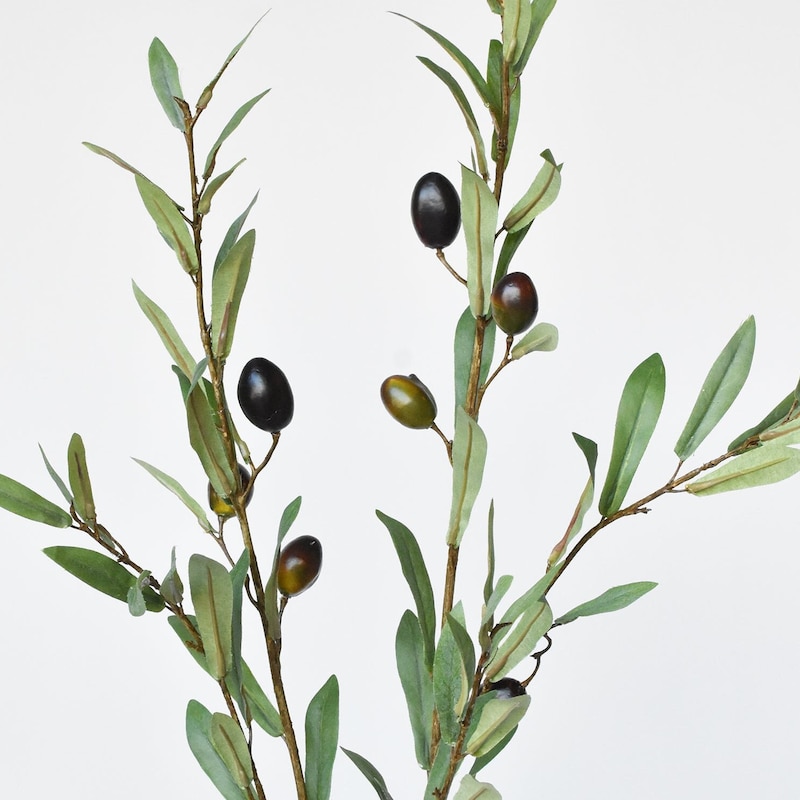 Faux Olive Stems - Etsy