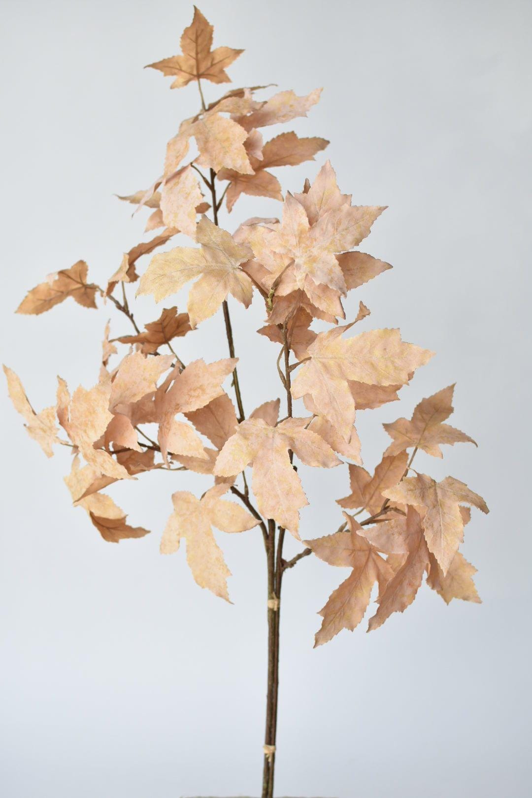 34" Faux Tan Maple Leaf Bundle (includes 2 Stems) - Etsy