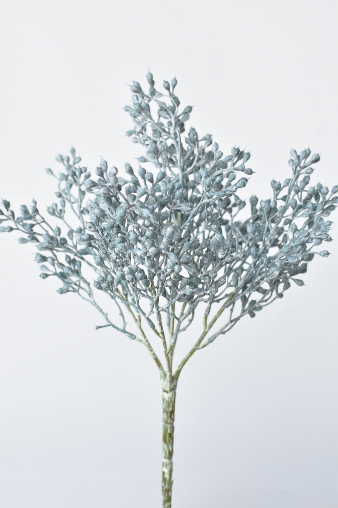 13' Faux Light Blue Gray Berry Bush Stem - Etsy