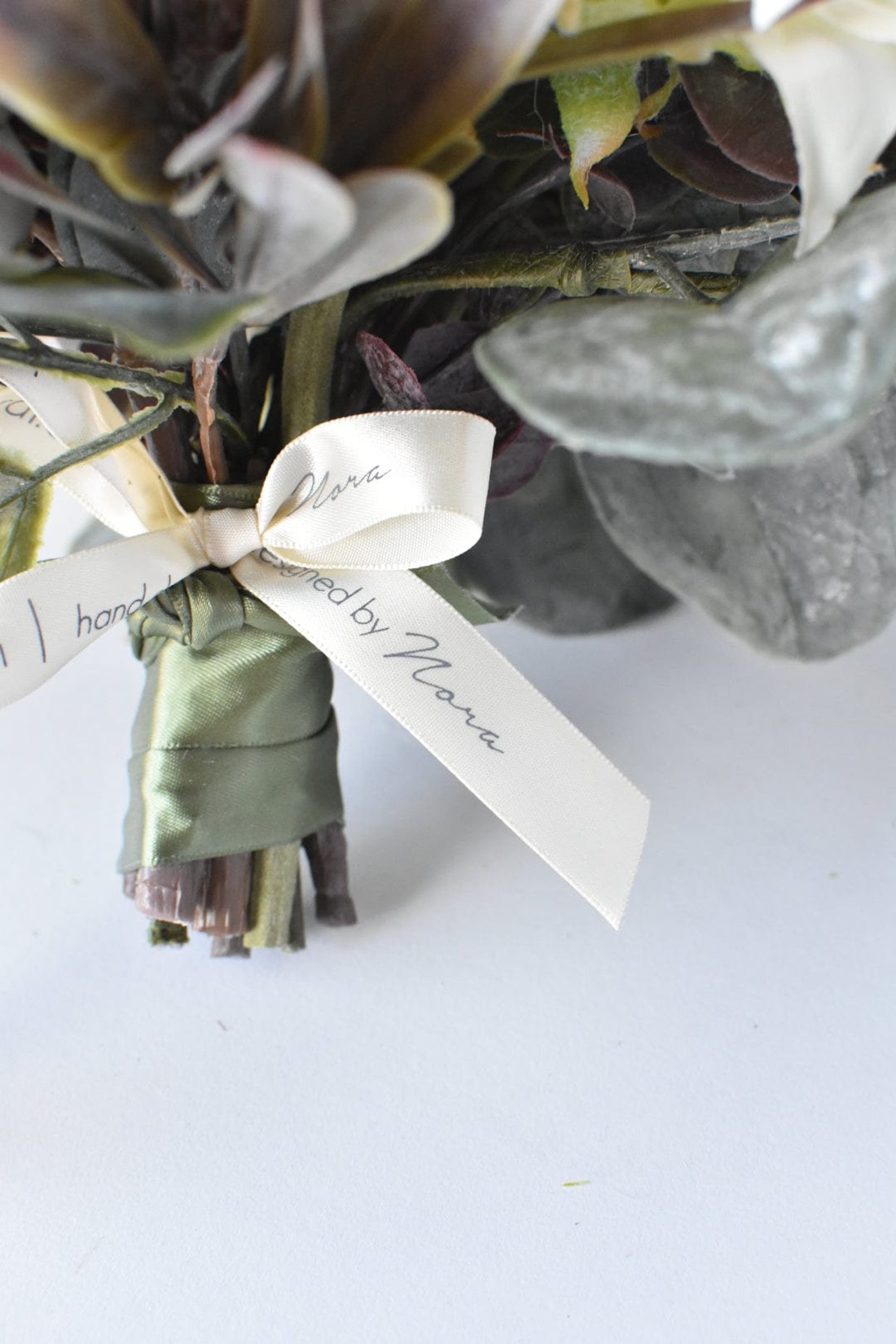 Grayed Green and Purple Fall Pumpkin Drop-in Bouquet Arrangement - Etsy