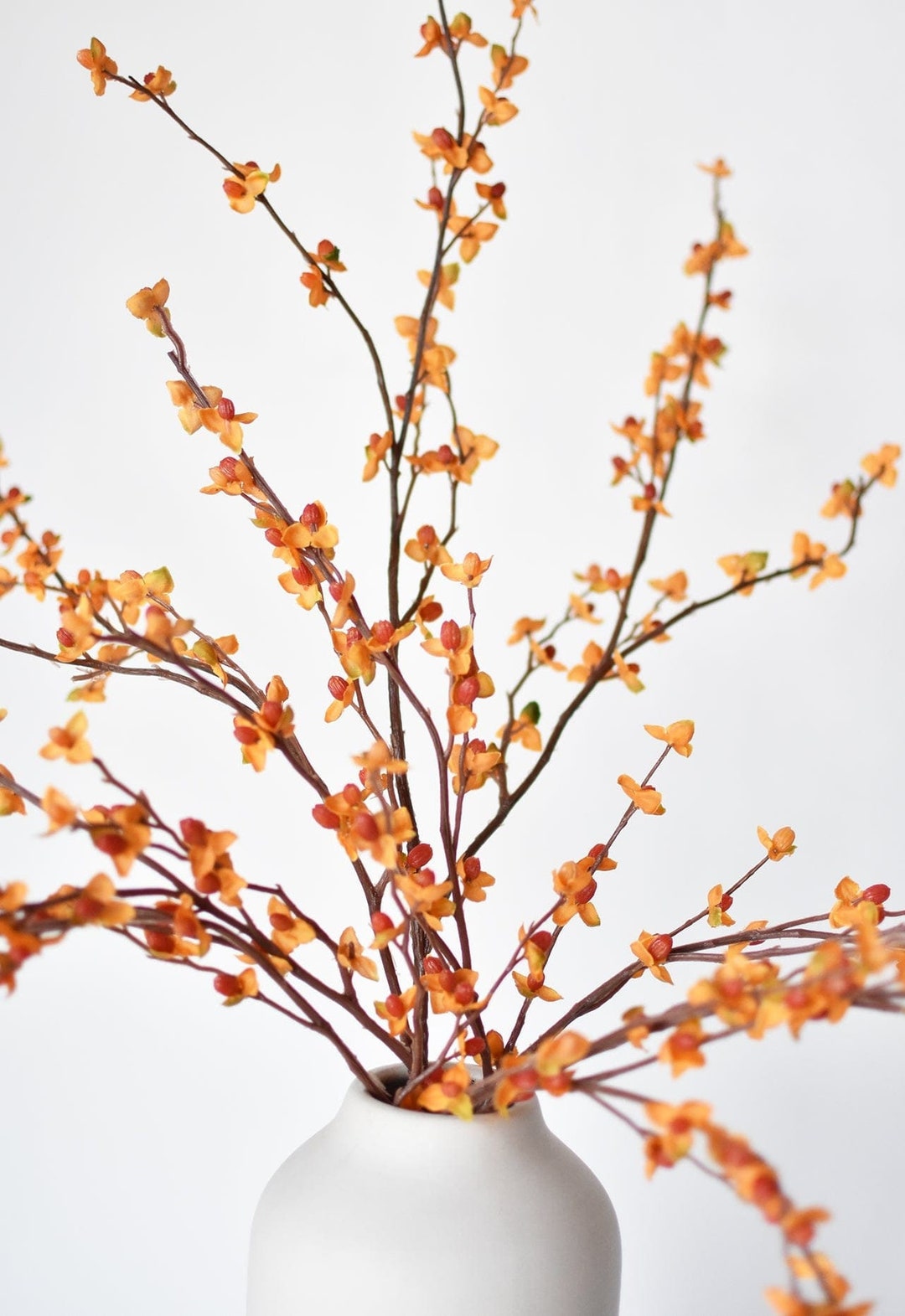 32" Faux Bittersweet Stem - Etsy