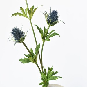 32.5" Faux Blue Thistle Stem - Etsy