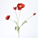 24 Faux Red Poppy Stem - Etsy