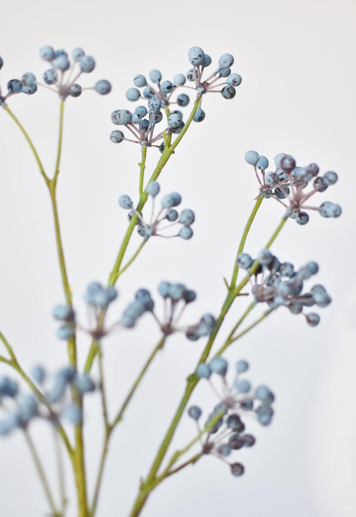 28.5 Faux Blue Berry Spray - Etsy