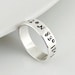 Anniversary Ring, Location Jewelry, Coordinates Ring, Sterling Silver ...