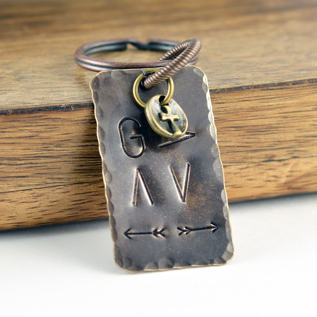 Mens Religious Key Chain Gift, Christian Gift - Etsy