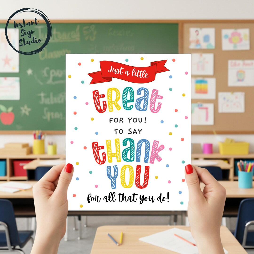 Employee Appreciation Sign, Teacher Appreciation Day Table Sign, Staff ...