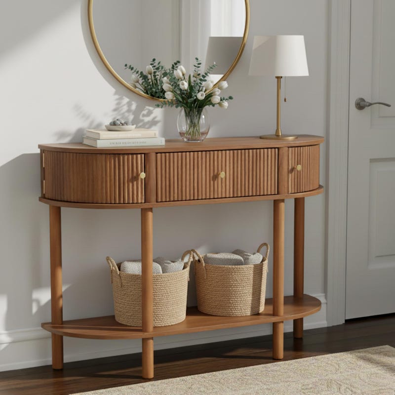 Half Moon Table - Etsy