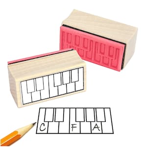 Piano Fingering and Music Theory Rubber Stamp - Great Music Teacher ...