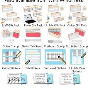 Piano Fingering and Music Theory Rubber Stamp - A Great Teacher and ...
