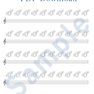 Ocarina Tablature / Fingering Paper: Download and Printable PDF - Great ...