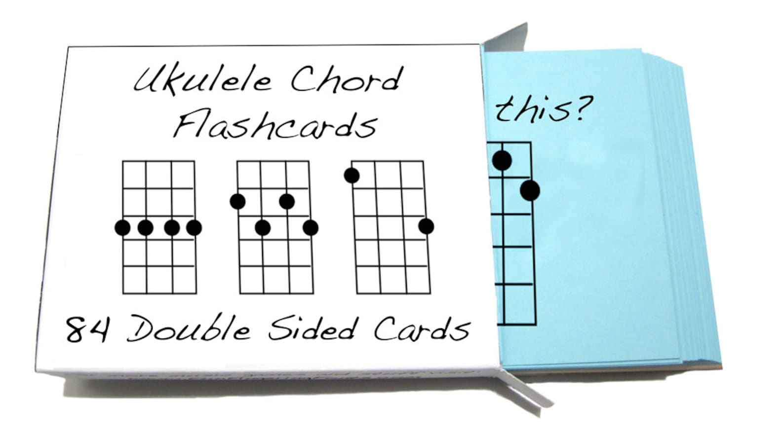 Ukulele Chord Symbol Flashcards 84 Cards for Soprano - Etsy