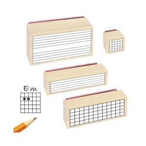 Guitar Teacher Rubber Stamp Gift Pack. (4 Useful Stamps for Chord ...