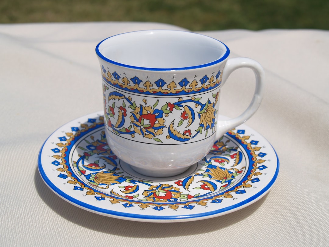 Collectors Tea Cup and Saucer, Sema Porselen Kutaya Tea Cup and Saucer ...