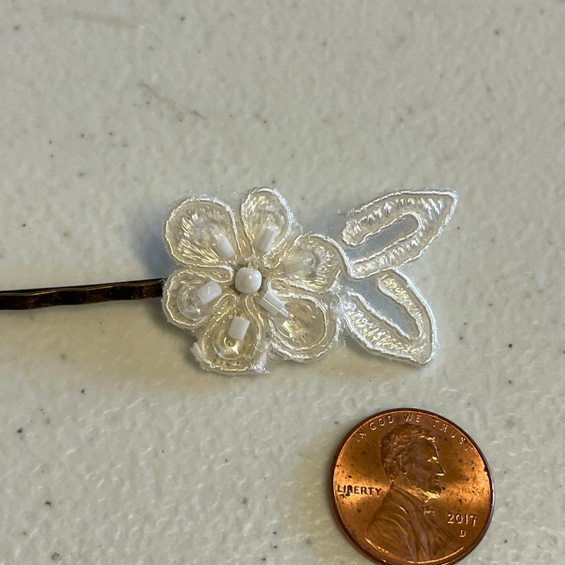 Lace Flower Pin - Etsy