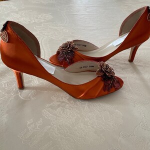 Copper Wedding Shoes,mother of the Bride Copper Color Shoes, Low Mid ...